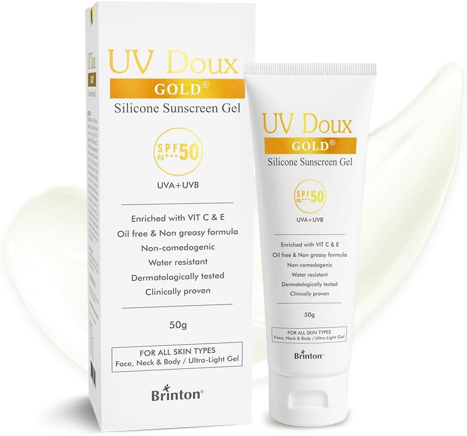 Brinton UV Doux Gold Silicone Sunscreen Gel 50g