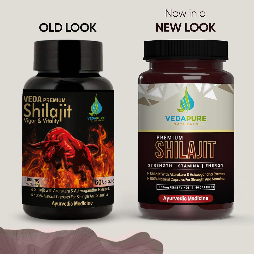 Buy VEDAPURE Shilajit | Premium Gold Shilajit Capsules with Safed Musli & – Kuwa Supplements - Oman