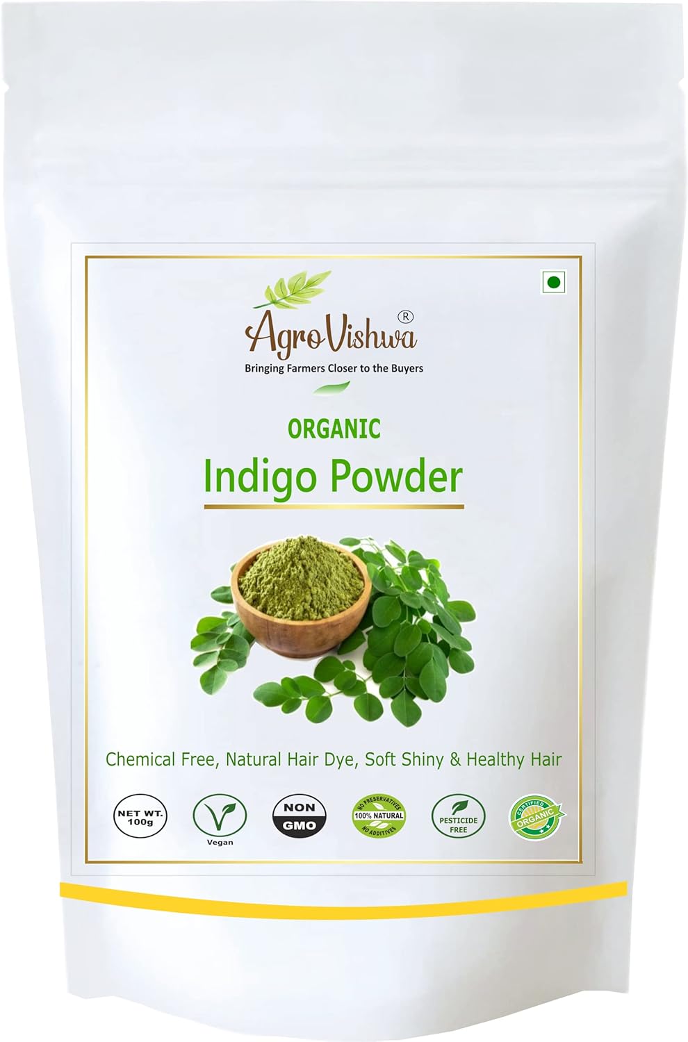 Kapiva Hair Rituals Organic Indigo Powder 100g – Kuwa Supplements - Oman