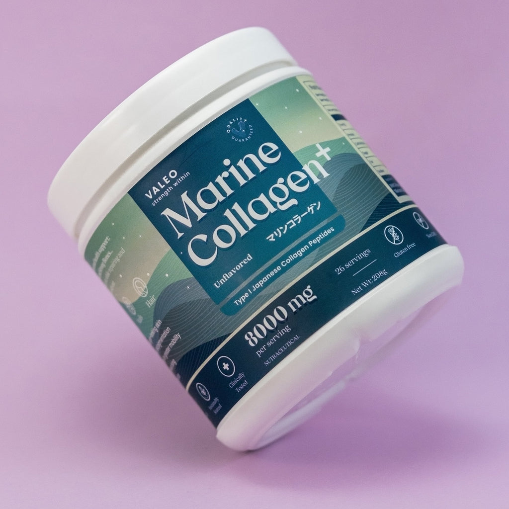 Buy Valeo Marine Collagen + FREE Plix Flaunt Your Hair Orange Burst 15 ...