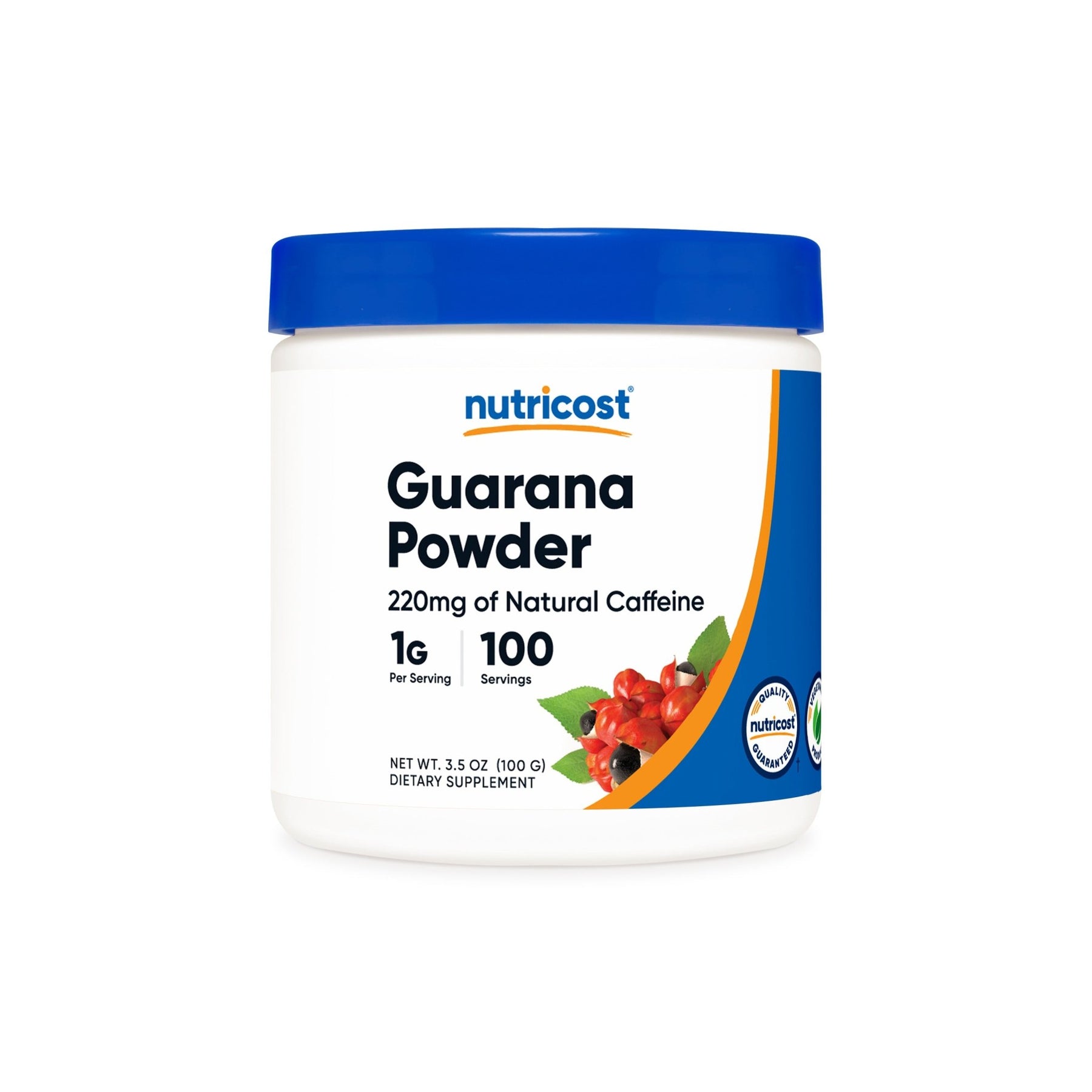 Nutricost Guarana Powder 100 Grams - Natural Herbal Brazilian Caffeine ...